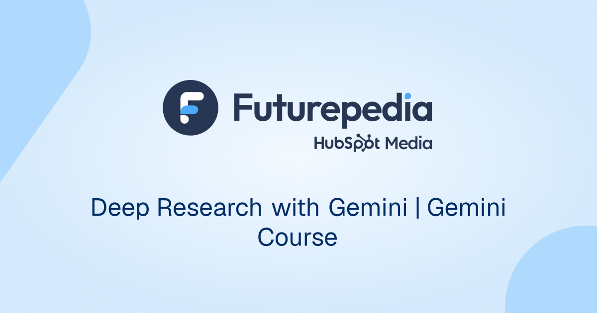 Deep Research with Gemini | Gemini Course